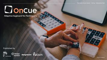 OnCue, a keyboard for people with Parkinson’s | James Dyson Award